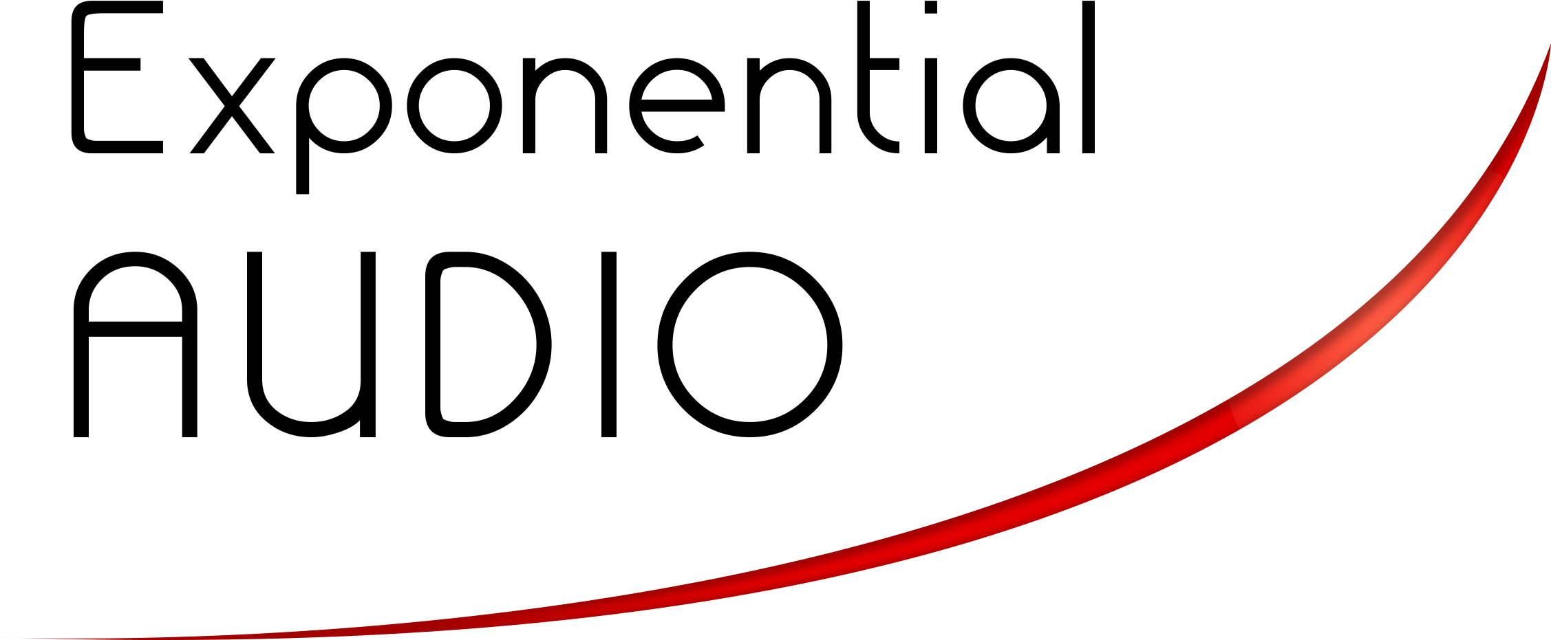 Exponential Audio Logo - Circle (3000x1116), Png Download