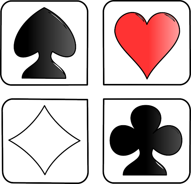 Free Playing Card Suit Clip Art (640x616), Png Download