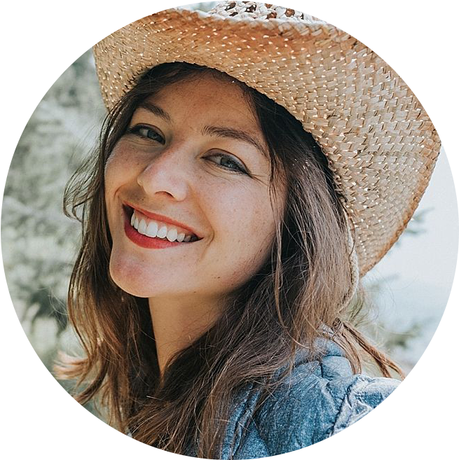 Testimonial-circle - Girl (689x670), Png Download