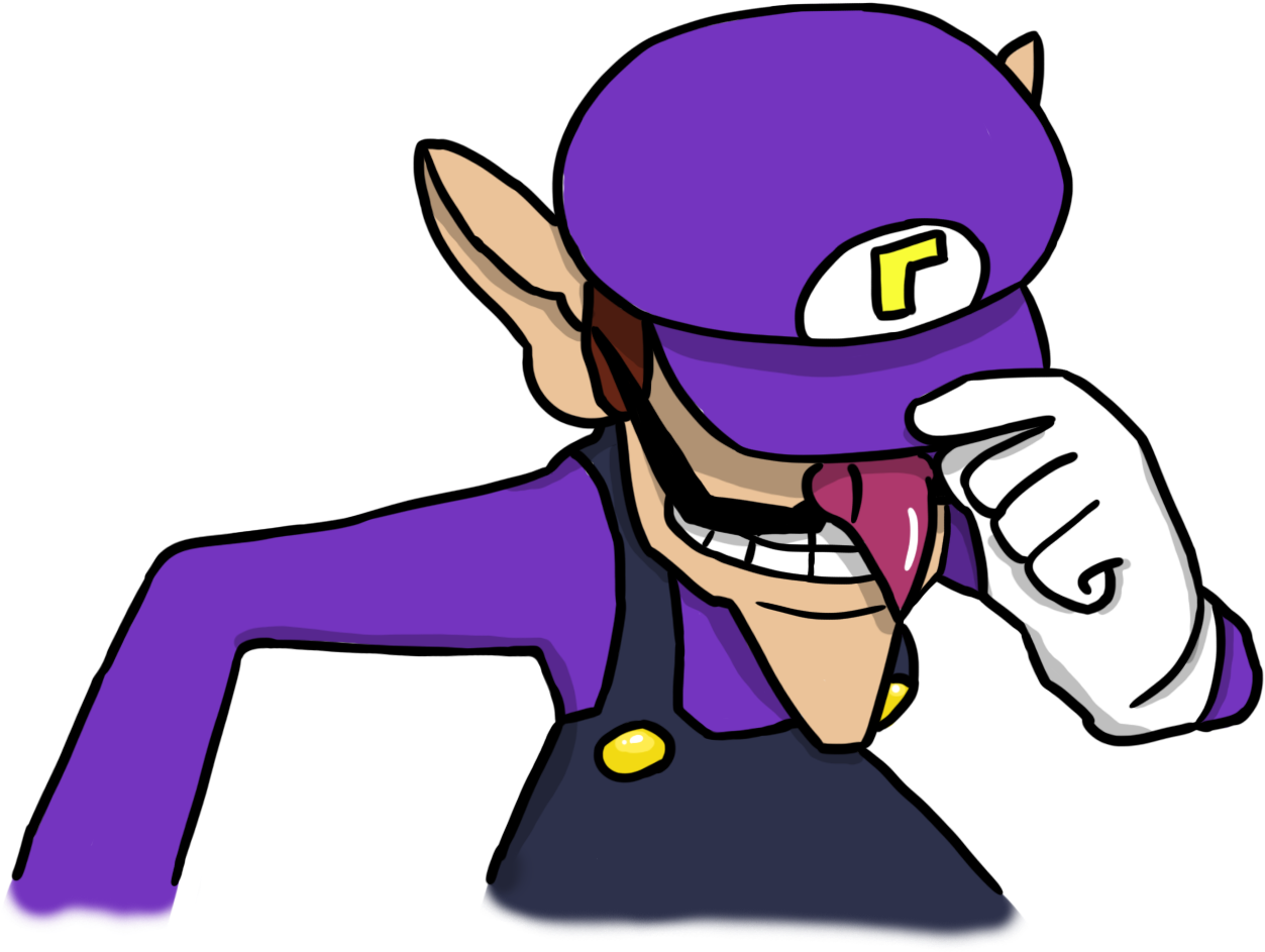 Download Hd Waluigi - Transparent Sad Waluigi | Transparent PNG ...