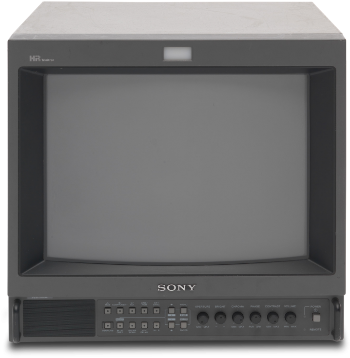 Sony Pvm-14, View - Sony Trinitron Pvm 14 (776x800), Png Download