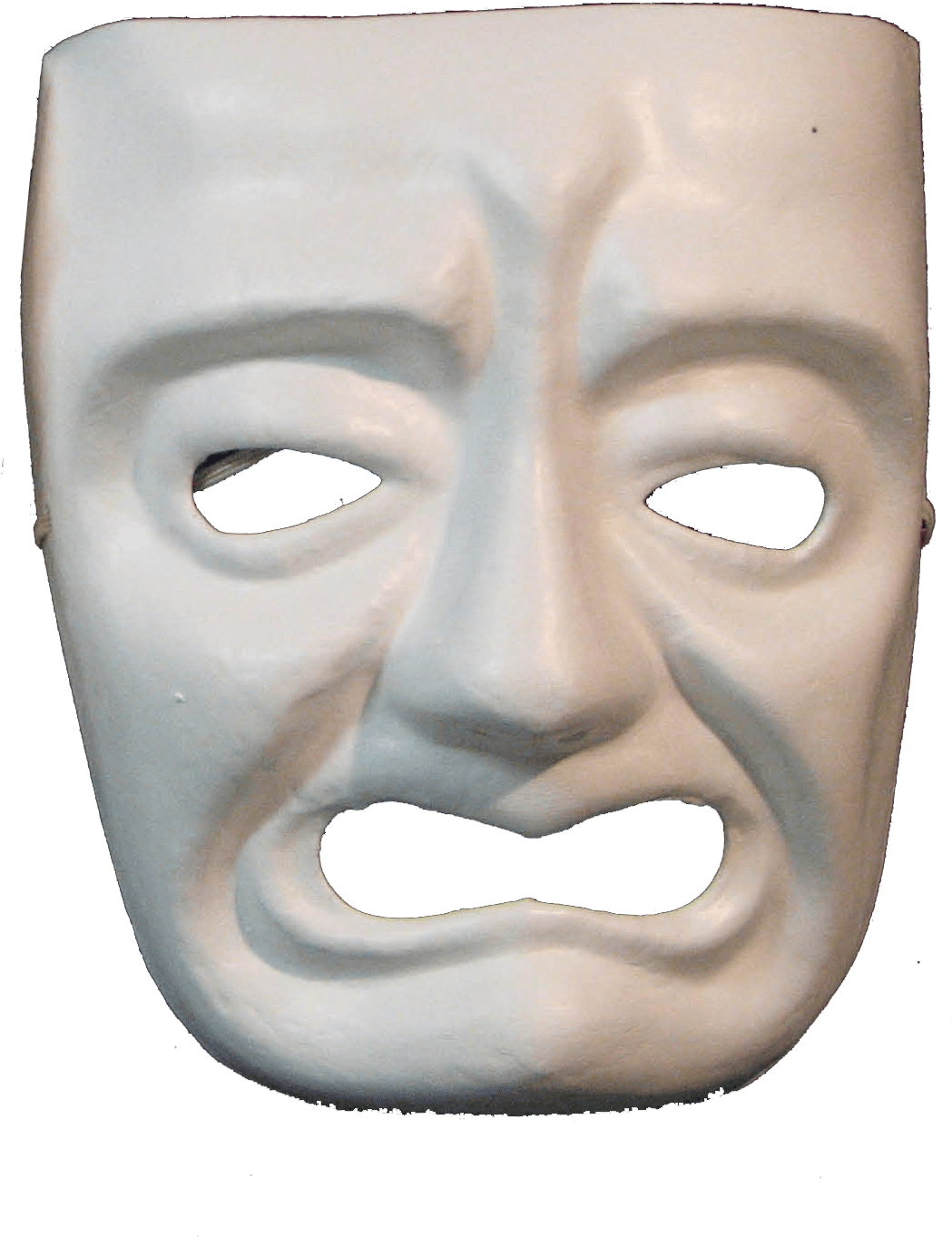 Tragedy Comedy - Face Mask (1300x1571), Png Download