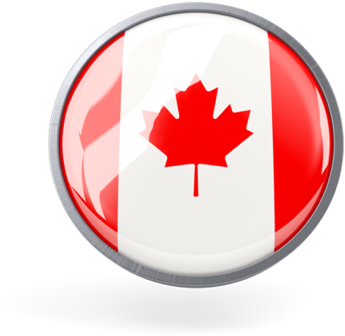 Illustration Of Flag Of Canada - Canada Flag Round Icon (640x480), Png ...