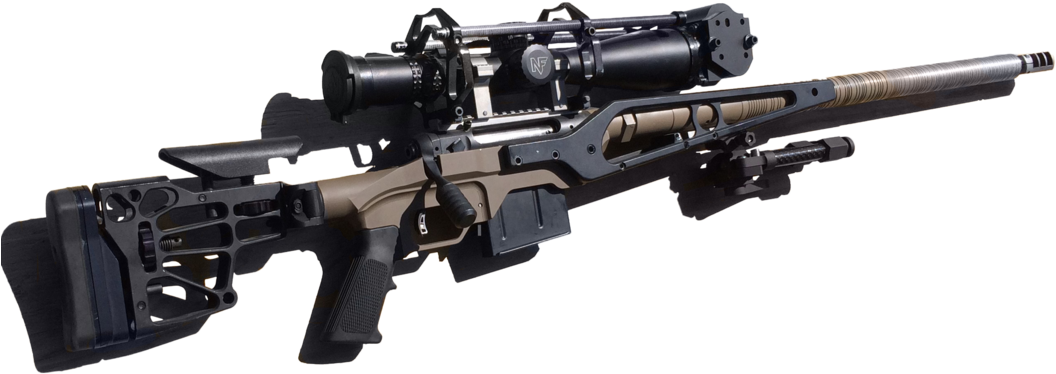 Rifle Equipped With The Charlie Tarac - Charlie Tarac (1057x557), Png ...