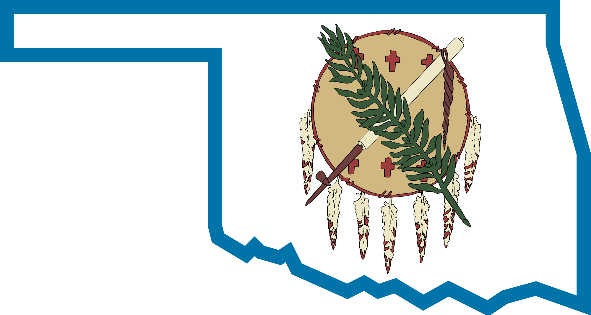 Download Open - Oklahoma State Flag Logo | Transparent PNG Download ...