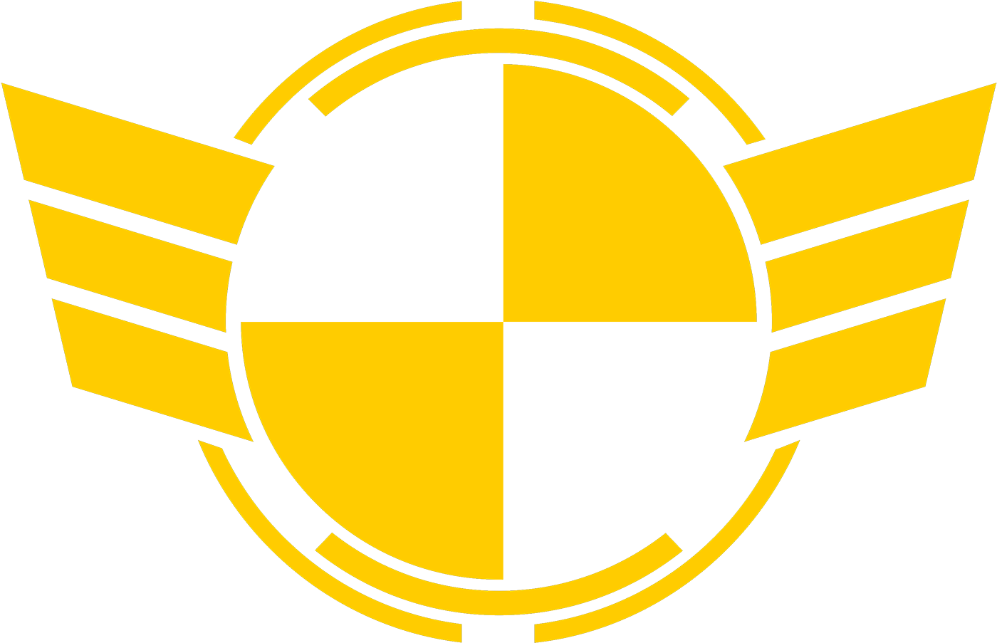 Black And Yellow With Transparent Background - Squadron 42 Logo ...