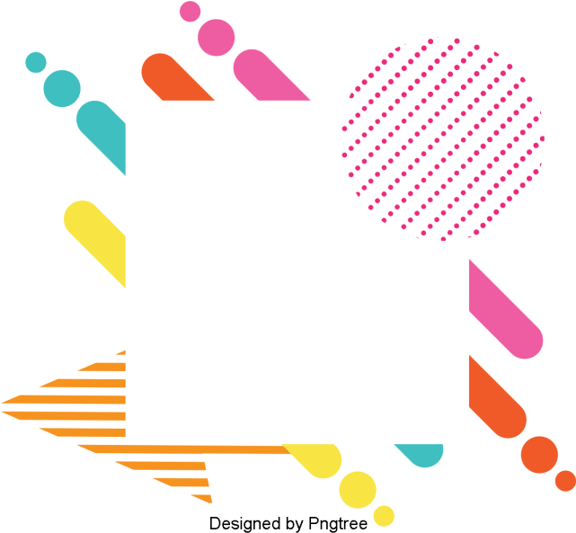 Coloured Color Geometric Line Frame, Colorful, Colorful, - Geometry ...