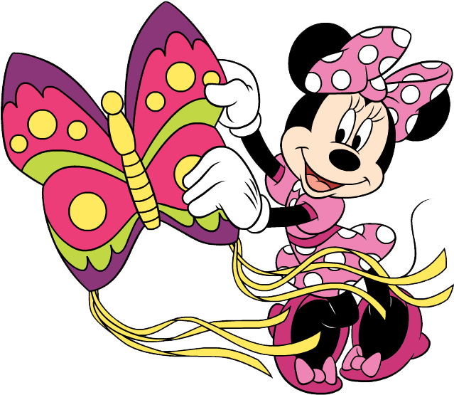 Minniekite Minnie Mouse Clipart, Disney Clipart, Mickey - Fly A Kite ...