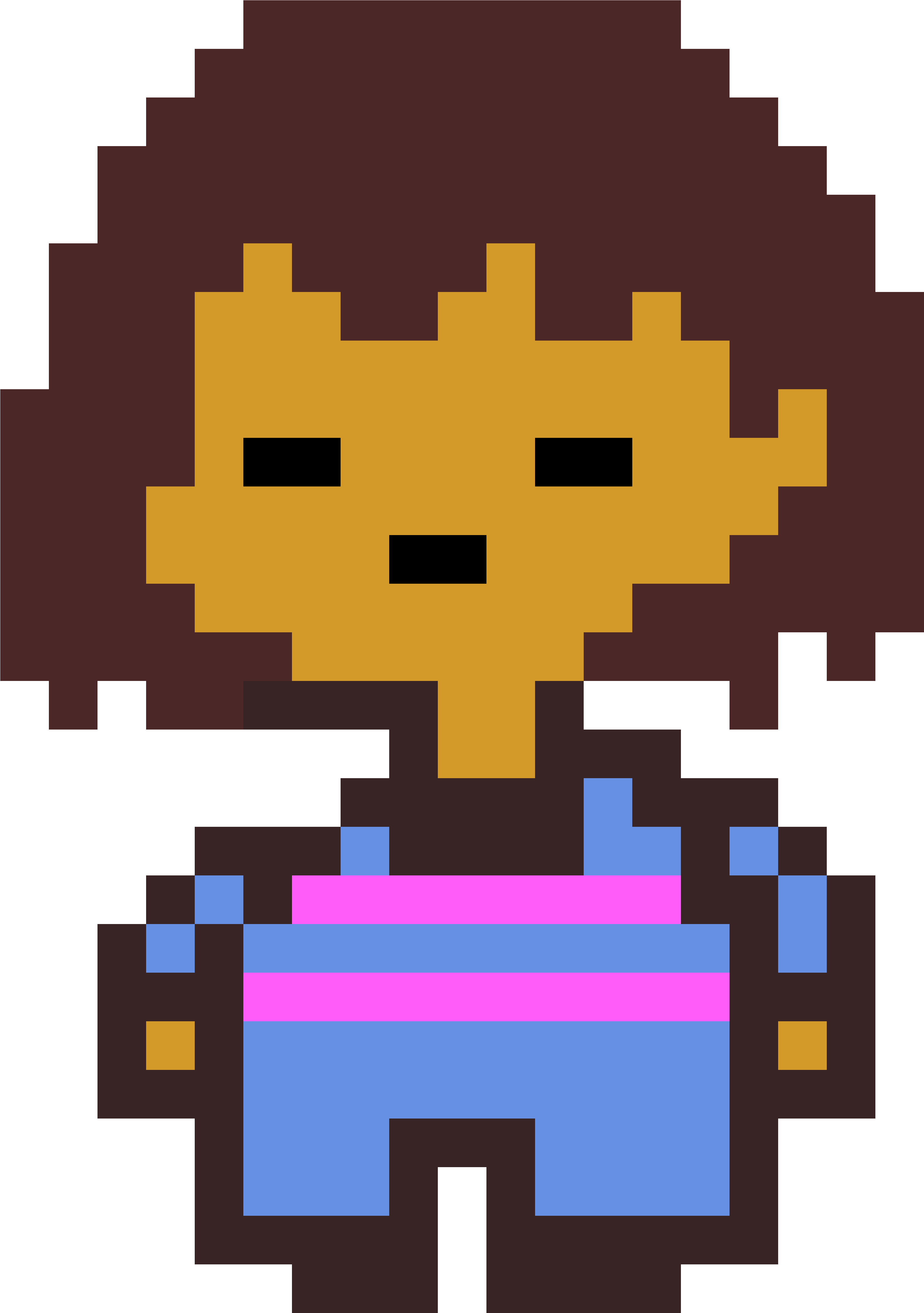 Download Undertale Frisk - Frisk Undertale Pixel | Transparent PNG ...
