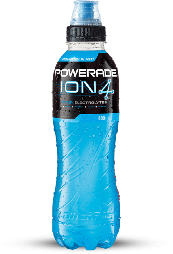 Powerade Blue 600ml (602x882), Png Download