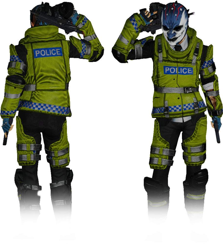 Created By - Invenit0r - Slayer Armor Payday 2 (912x1024), Png Download