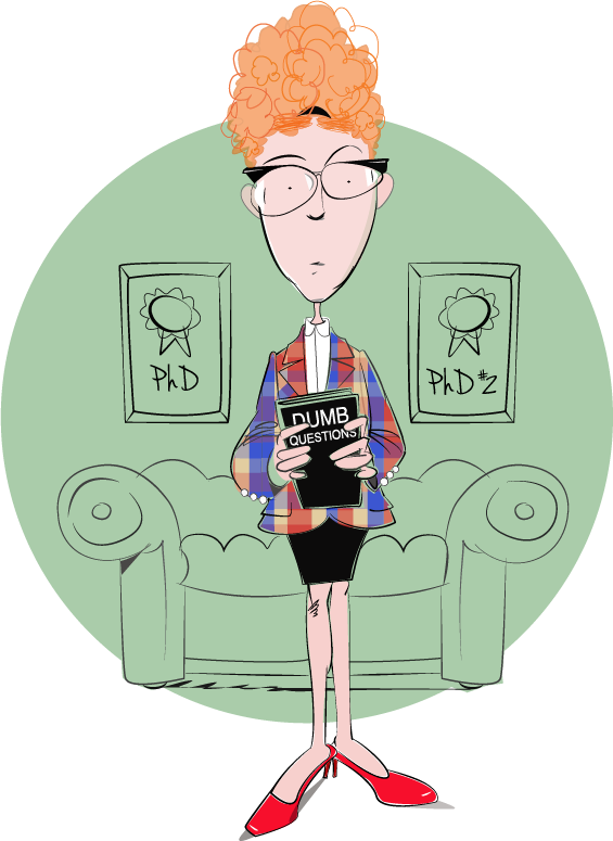 The Therapist - Cartoon (565x775), Png Download