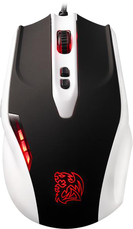 Tt Esports Black Gaming Mouse - Mouse (1000x1000), Png Download