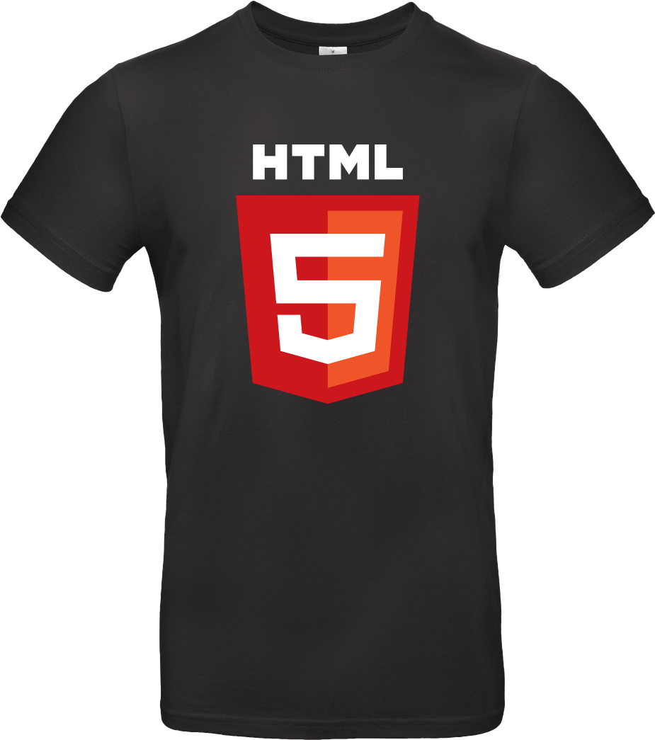 Html5 T-shirt B&c Exact (1044x1044), Png Download