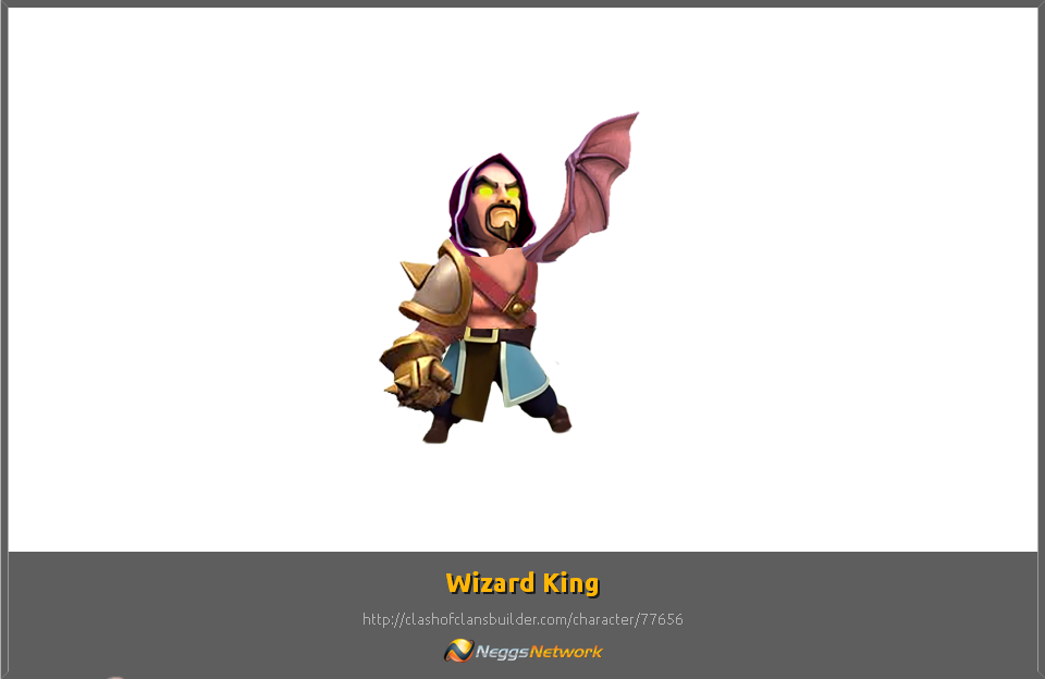 Wizard King Character - Clash Of Clans (960x624), Png Download