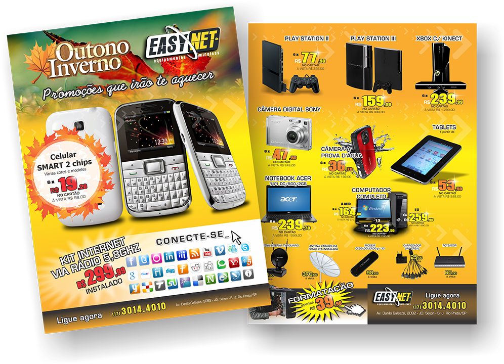 Folder Promocional Png - Flyer (1000x727), Png Download