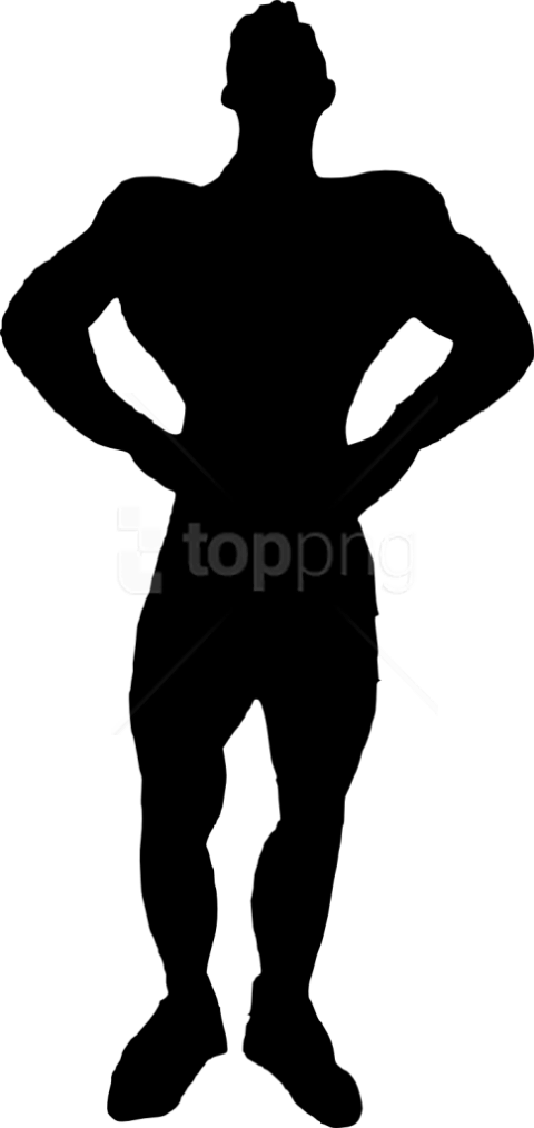 Free Png Muscle Man Bodybuilder Silhouette Png - Man In Suit Silhouette ...