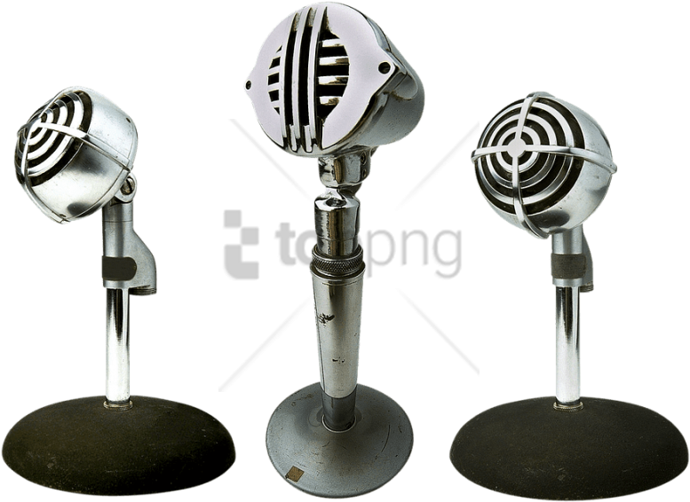 Download Free Png Download Trio Of Microphones Png Images Background ...