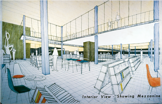 Circulation Desk - Architecture (678x532), Png Download