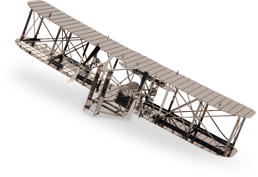 Wright Brothers Airplane Png (900x619), Png Download