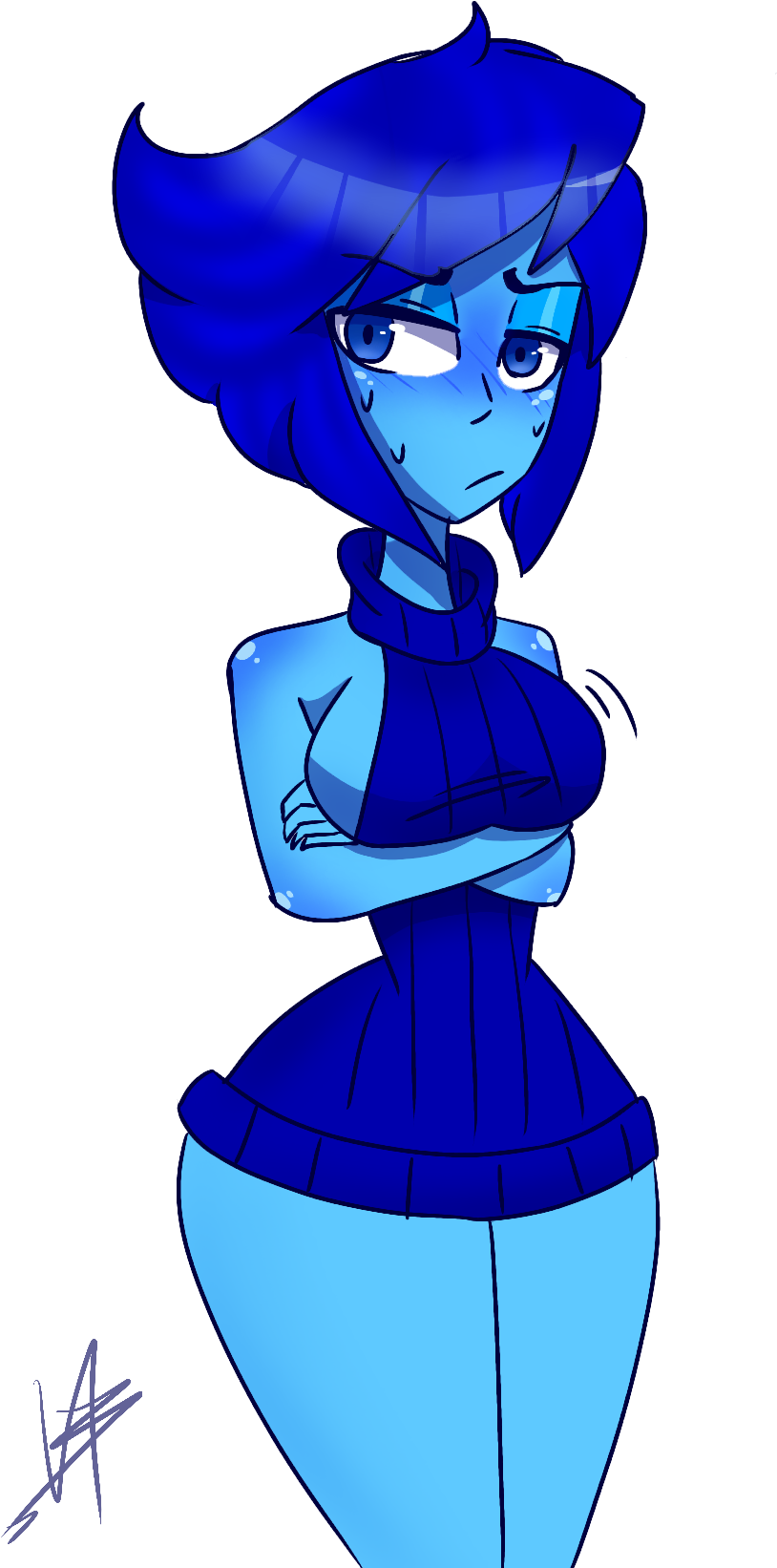 Lapis Lazuli - Cartoon (1200x1830), Png Download