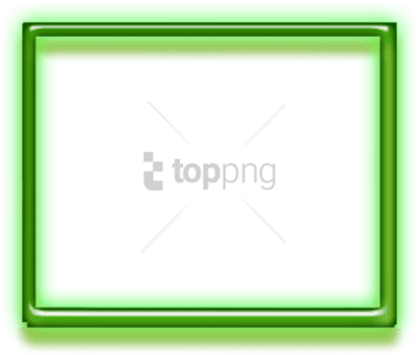 Free Png Green Neon Frame Png Image With Transparent - Neon Rectangle ...