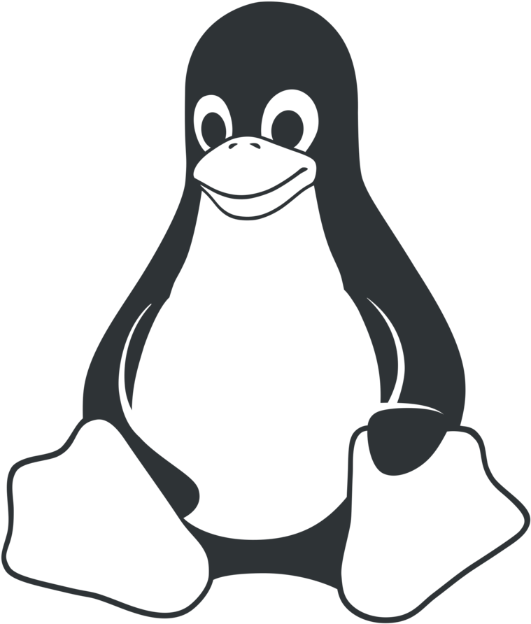 Tux Gnu Linux Penguin Free Transparent Image Hd - Linux Logo White Png ...
