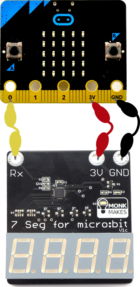 7-segment For Micro - Microbit Example (460x939), Png Download