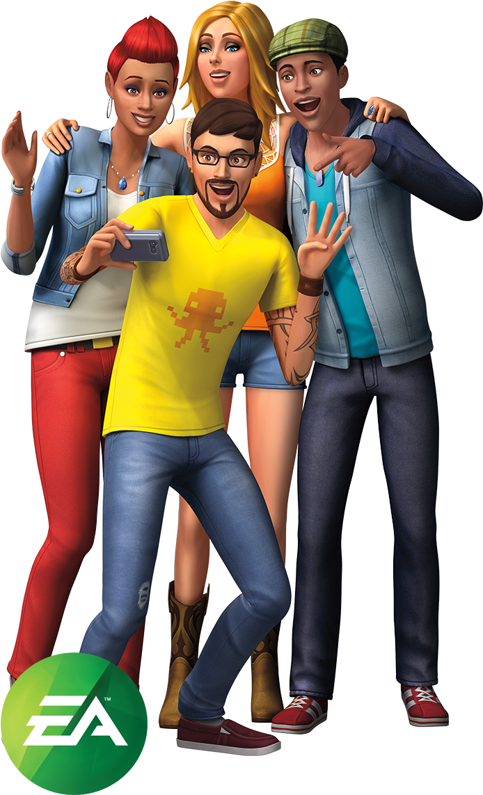 Download The Sims 4 New, Full Body Render - Sims 4 Deluxe Party Edition ...