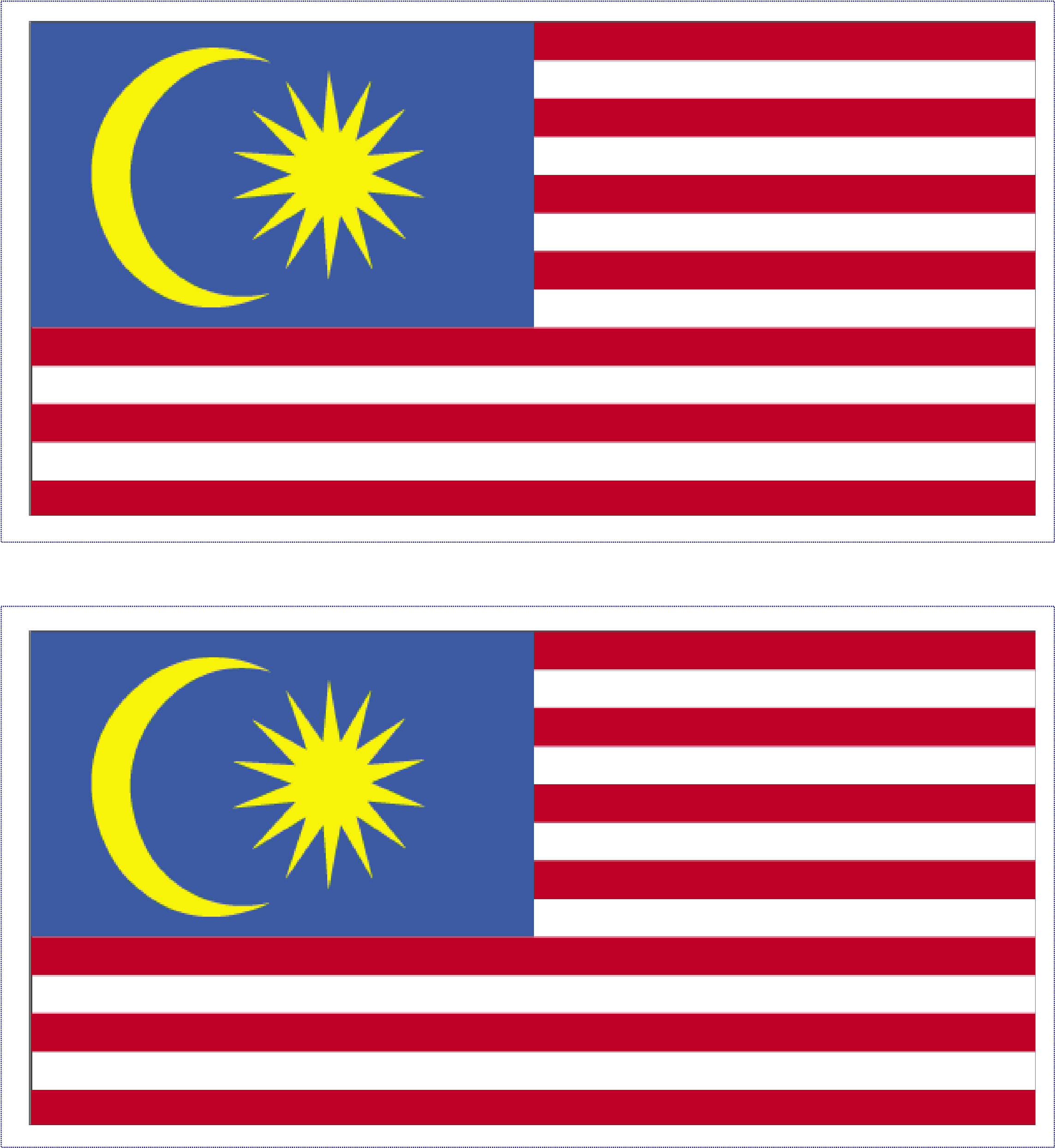 Malaysia Flag Printable - Flag (2480x3508), Png Download