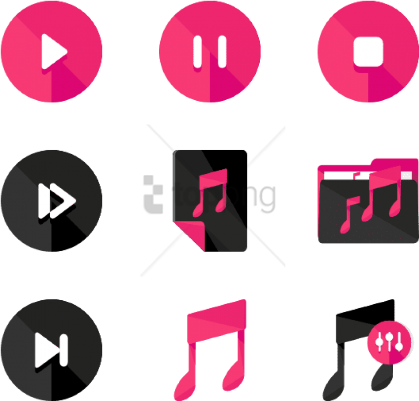 Download Free Png Music Player Icons - Music Player Buttons Png ...