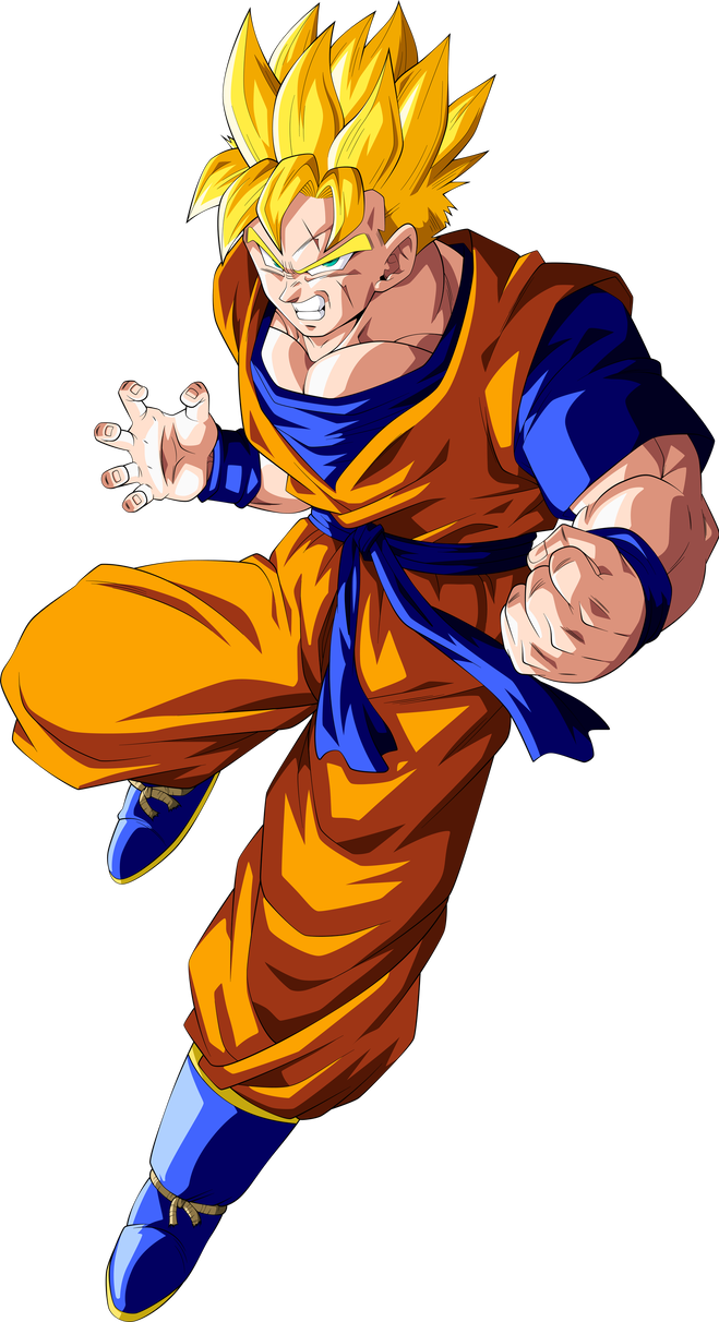 Future Gohan Palette - Future Gohan Render (659x1212), Png Download