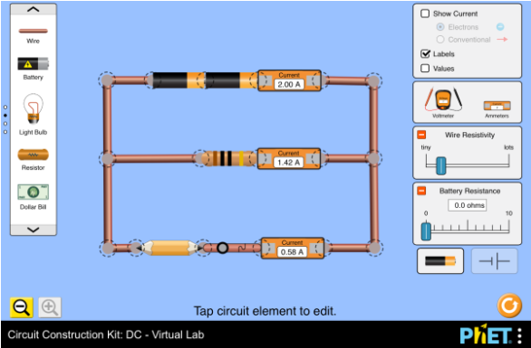 Circuit Construction Kit - Circuit Construction Kit Parallel Circuit ...