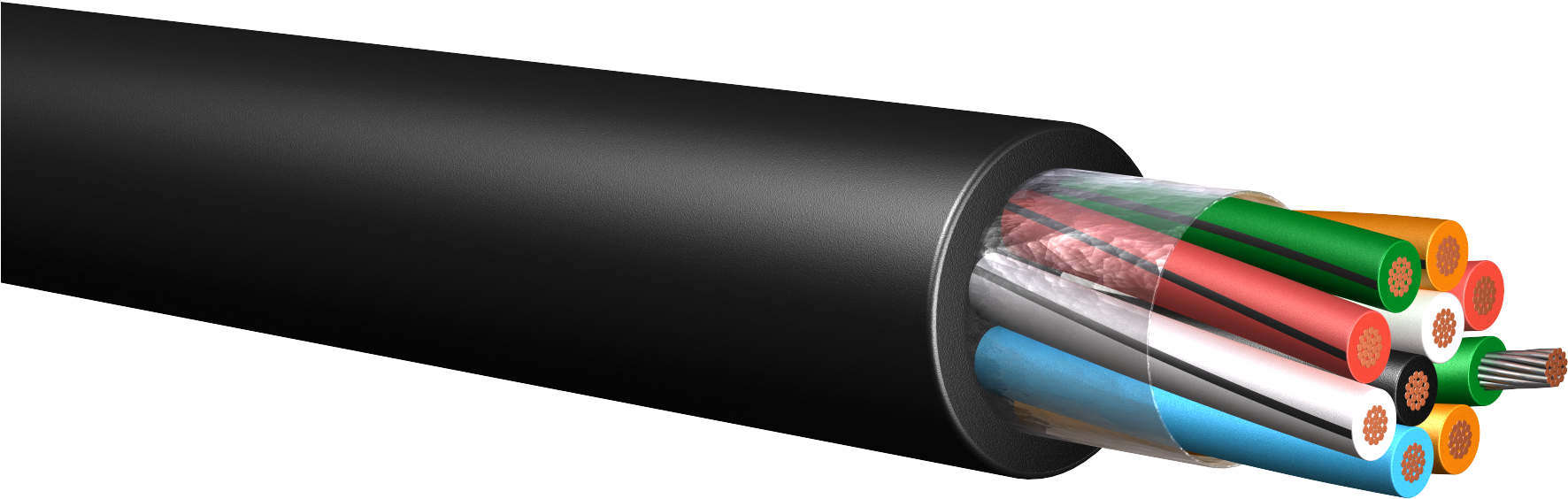 Type P Rig Cable - Networking Cables (2550x1650), Png Download