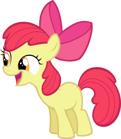 Castle Creator Apple Bloom Smiles - Mlp Alicorn Apple Bloom (417x479 ...