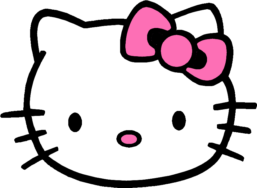 Hello Kitty Head Iron On Transfer - Hello Kitty Head Png (849x757), Png ...