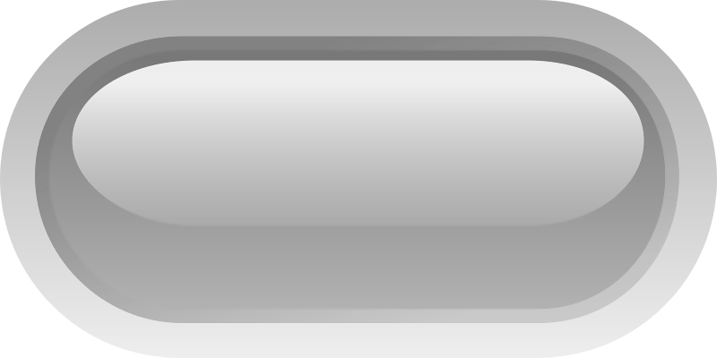 Led Round H Grey - Grey Glossy Button Png (800x400), Png Download