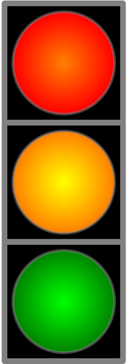 Free Vector Graphic - Traffic Light Red Green (360x720), Png Download