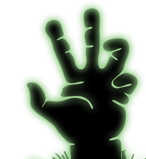 Zombie Hand - Illustration (467x562), Png Download