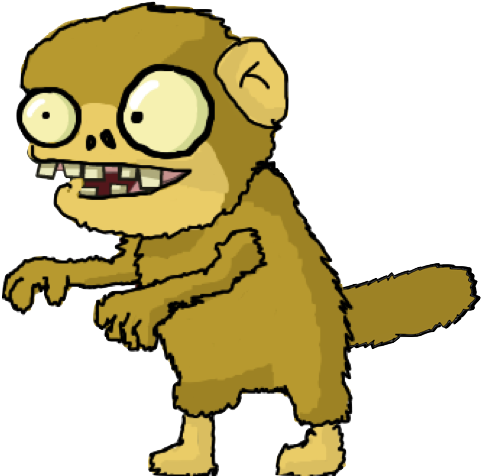 Monkey Imp Hd - Imp Monkey Zombie (561x527), Png Download