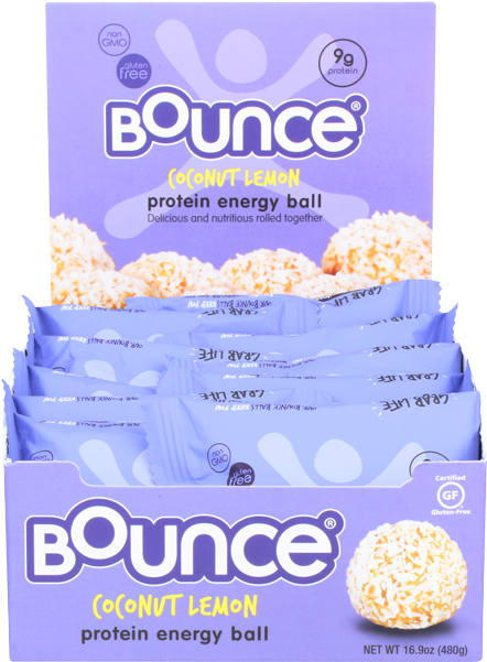 Bounce Protein Energy Balls Coconut Lemon Box - Bounce Coconut Lemon ...