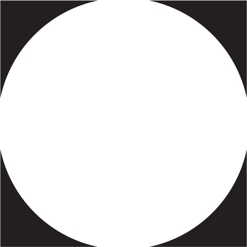 Round Square - White Square With Circle Cut Out (905x905), Png Download