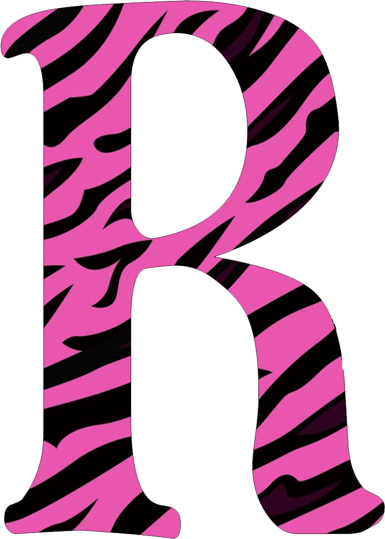 Ch B De Katia Artes Letter R - Pink Zebra Alphabet Letter S (793x1096 ...