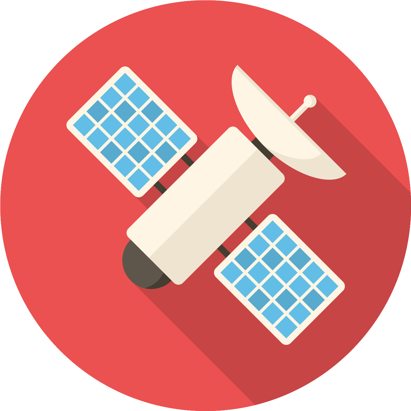 Satellite Clipart Remote Sensing - Vector Graphics (1378x1378), Png ...