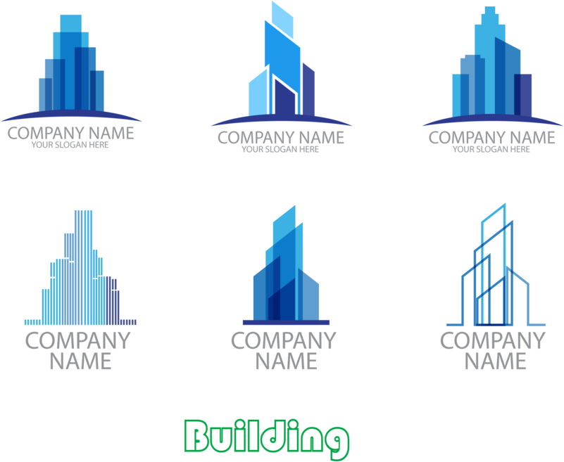 Building Logo Vector Design Stylish Free Transparent - Building Logo ...