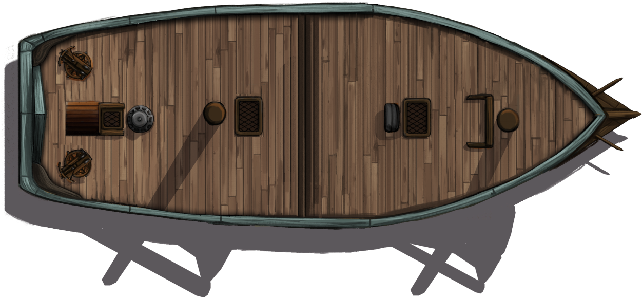 D&d Ship Png - Ship Token Roll20 (1280x640), Png Download