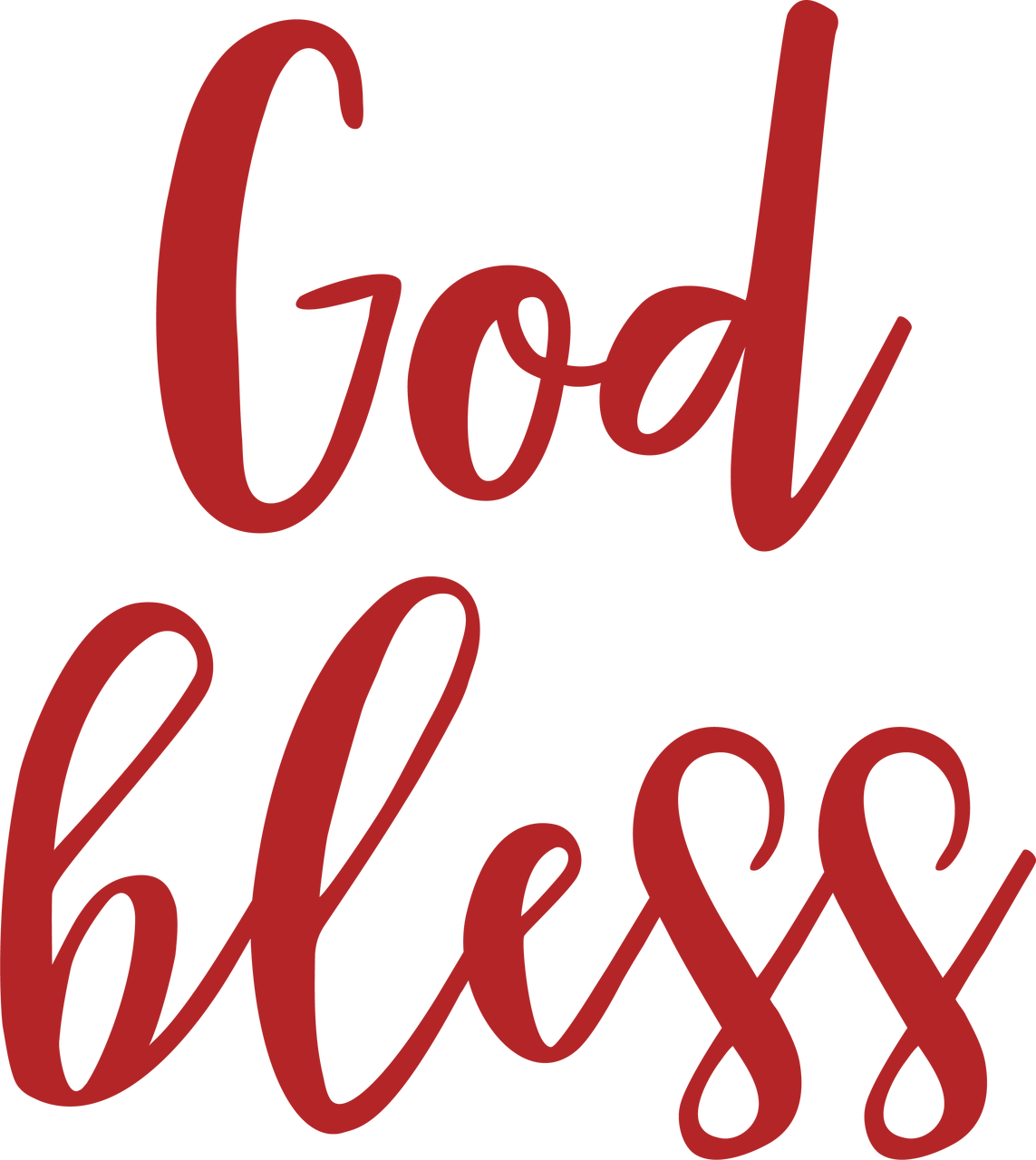 Download God Bless Svg Cut File - Calligraphy | Transparent PNG ...