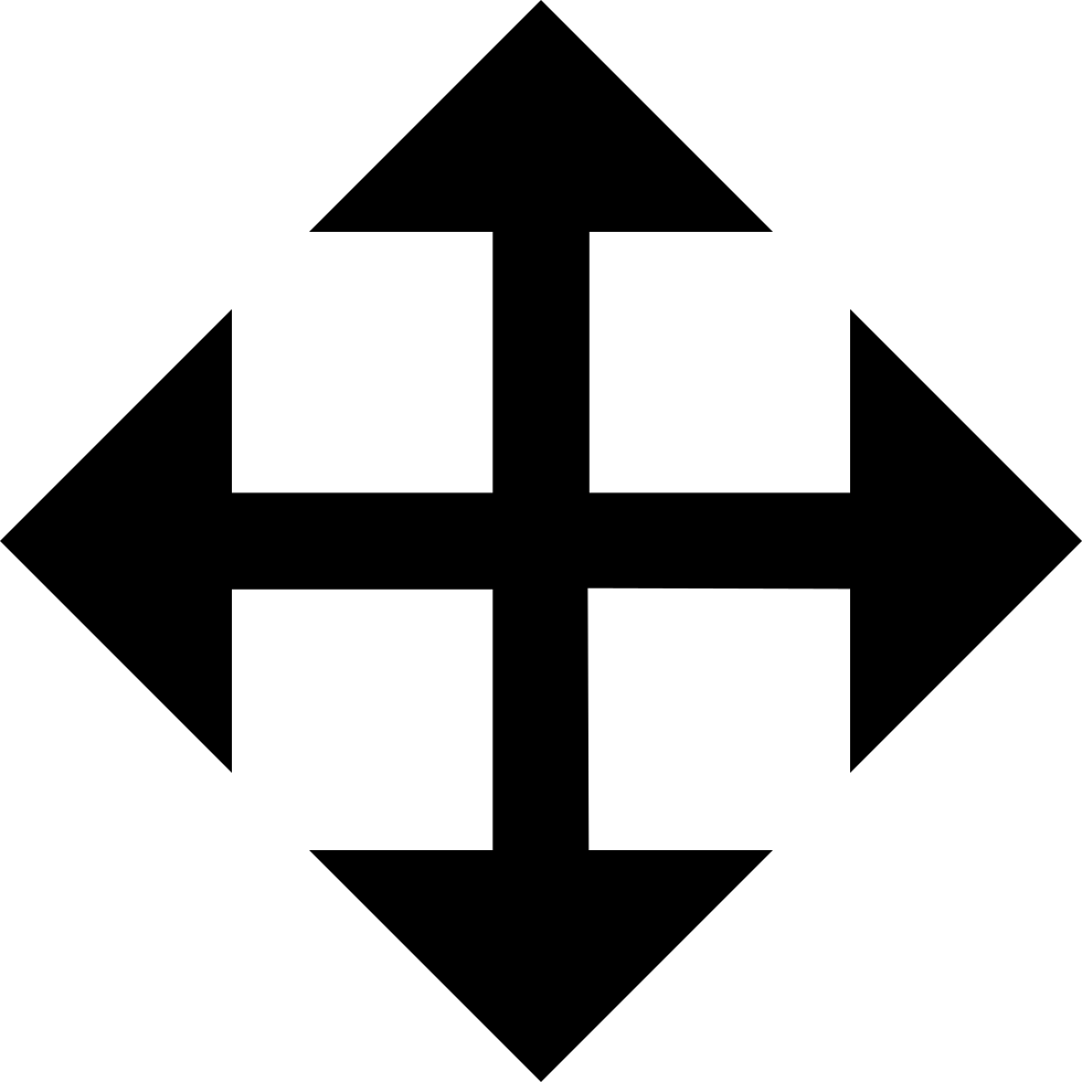 Png File Svg - Photoshop Move Tool Icon (980x980), Png Download