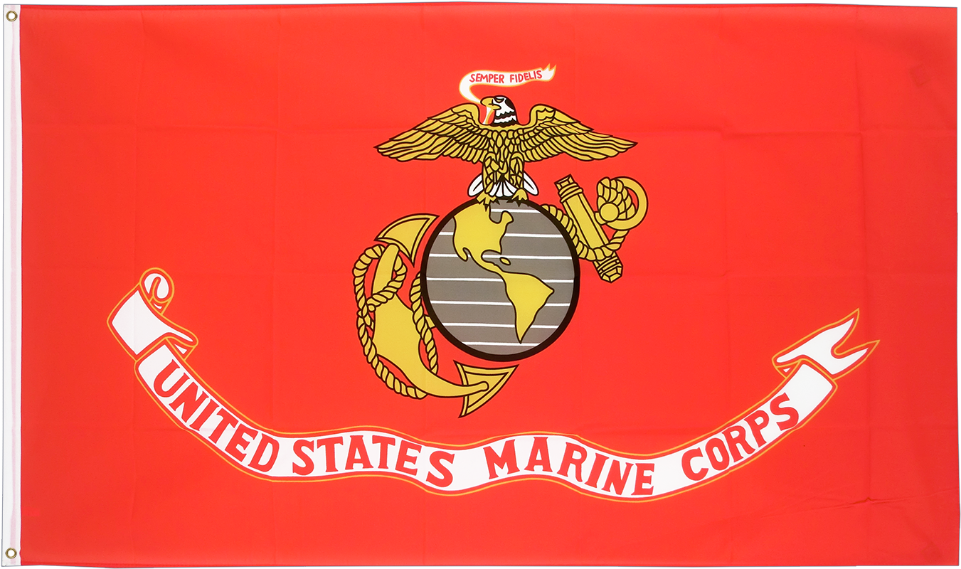 Us Marine Corps Ft Flag - United States Marine Corps (1500x1000), Png ...