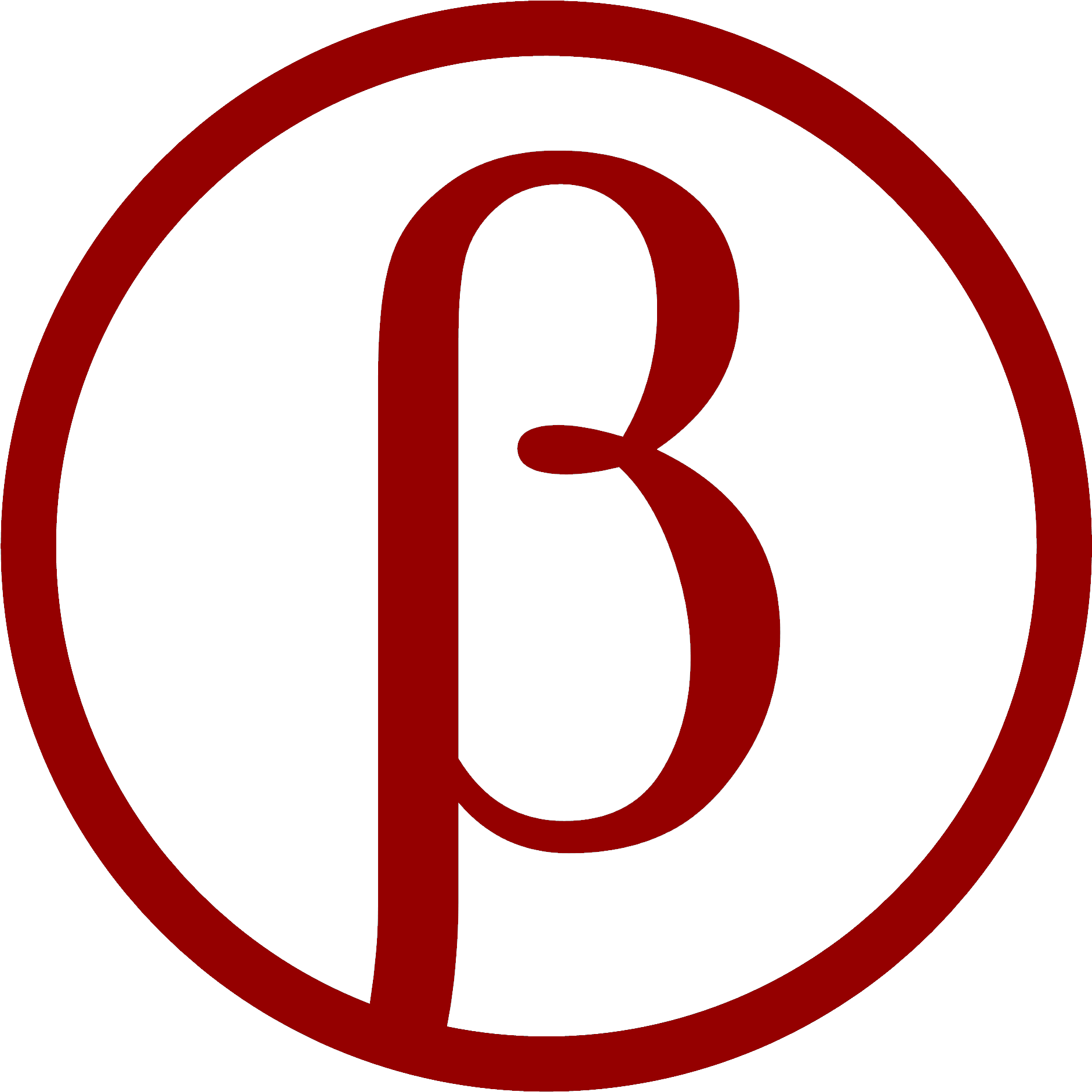 Beta Logo Red - Beta Radiation Symbol (2070x1930), Png Download